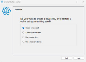 How to create a personal wallet (Electrum) | EX.IO Support